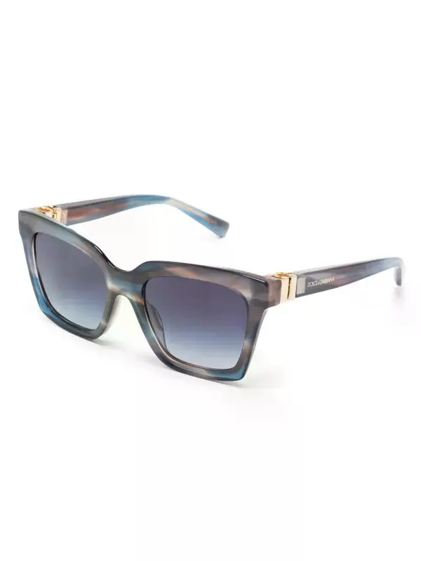 Dolce & Gabbana Oversize Frame Sunglasses - Blue