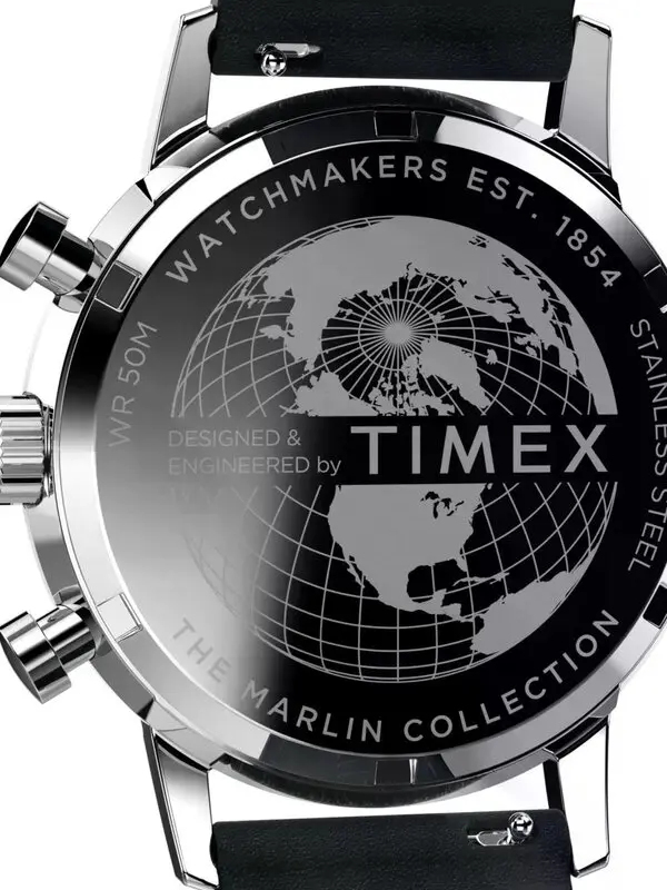 TIMEX Marlin Chronograph Watch With Leather Strap