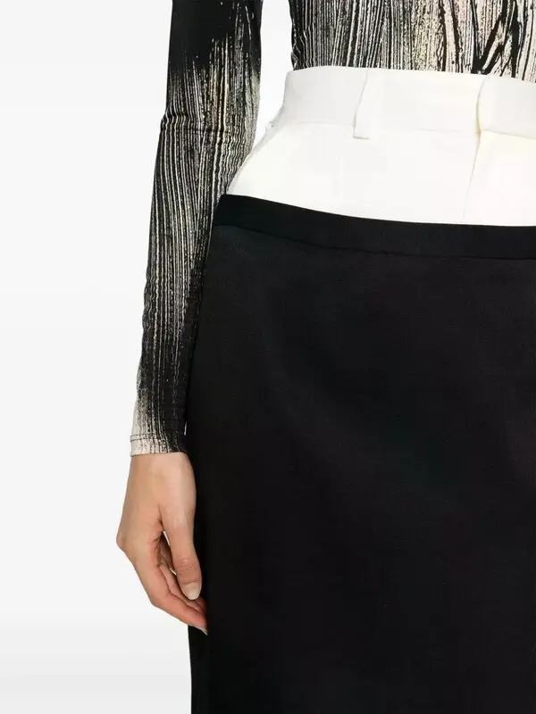 MAISON MARGIELA Layered Asymmetric Maxi Skirt