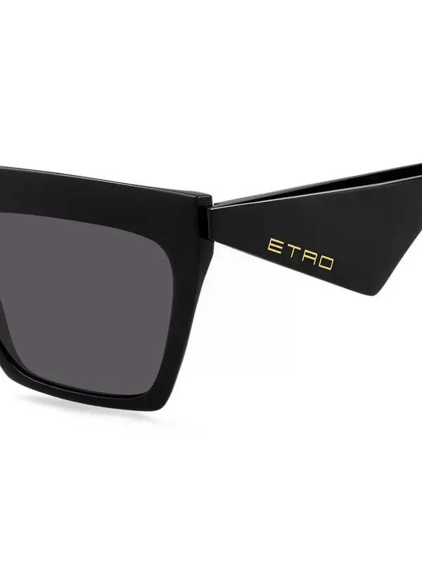 Etro Tailoring Cat-eye Sunglasses - Black