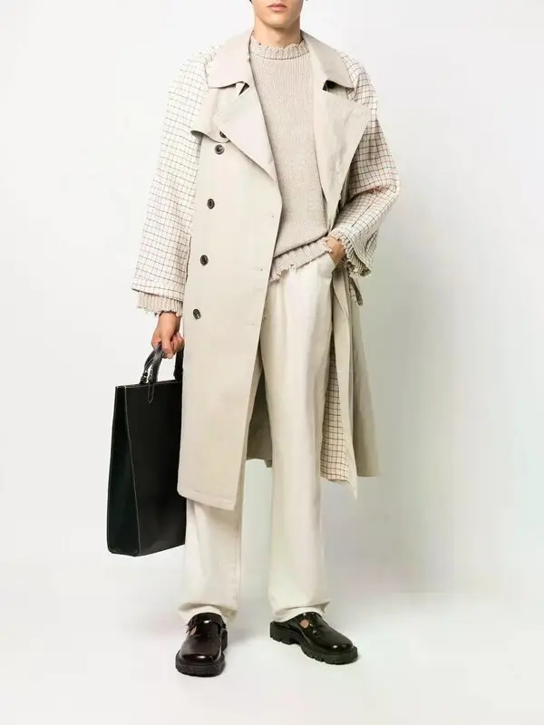 MAISON MARGIELA Spliced Belted Trench Coat