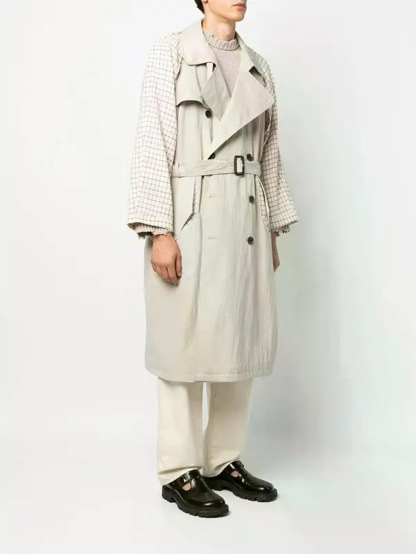 MAISON MARGIELA Spliced Belted Trench Coat
