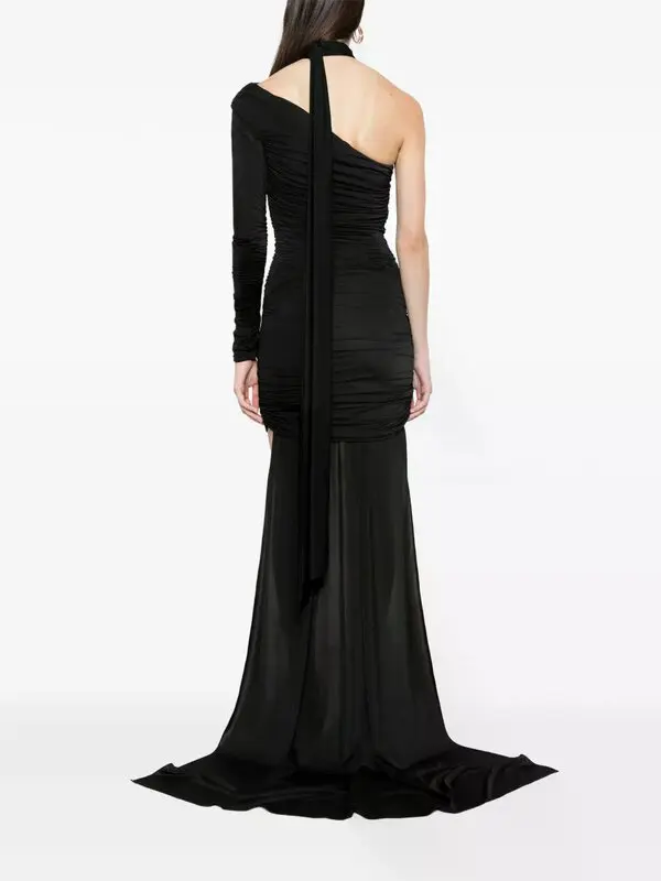 Giuseppe Di Morabito Asymmetrical Draped Mini Dress