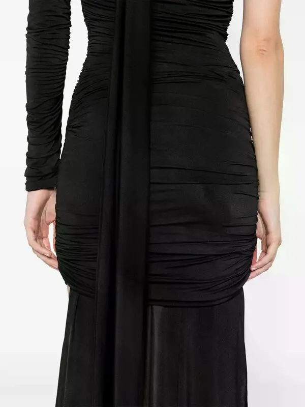 Giuseppe Di Morabito Asymmetrical Draped Mini Dress