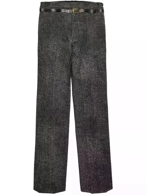 Prada Cotton Gabardine Trousers - Grey