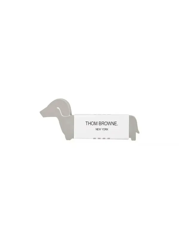Thom Browne Hector Dog-motif Eraser - Silver