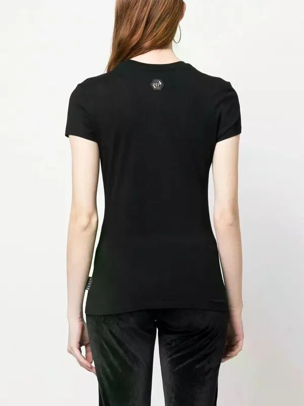 Philipp Plein Stretch-cotton Skull Print T-shirt