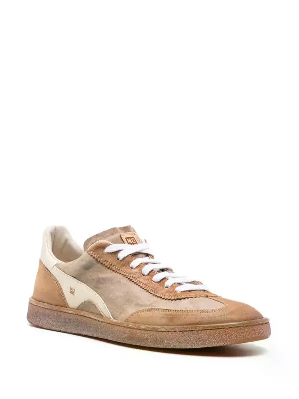 Moma Panelled Suede Sneakers - Neutrals