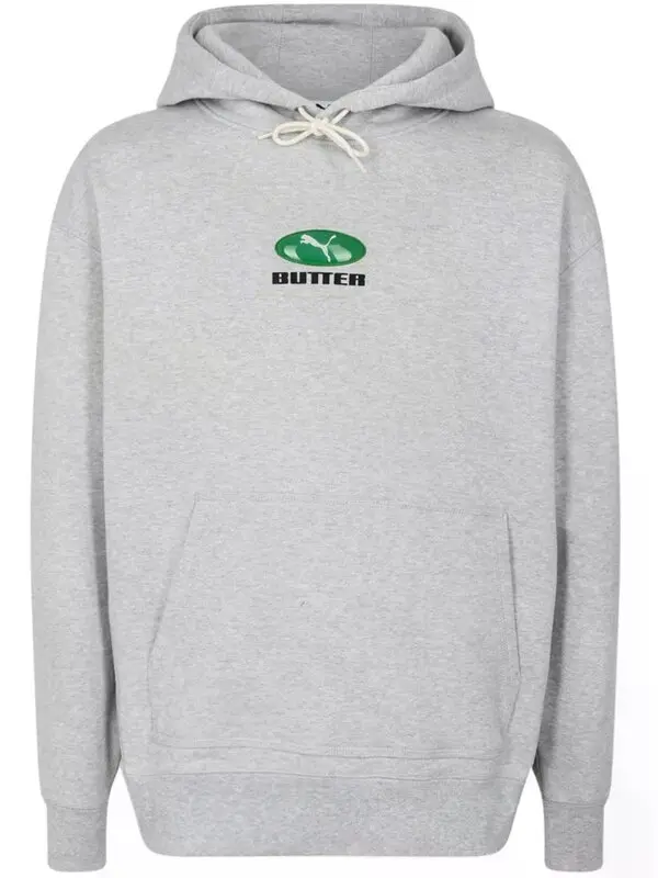 PUMA X Butter Goods Logo-print Hoodie - Grey