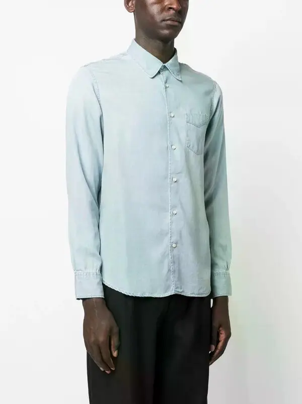 Officine Générale Button-up Lyocell Shirt