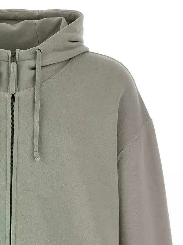 MAISON MARGIELA Numbers-print Hoodie - Grey