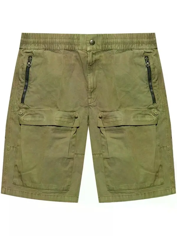 DIESEL® Mid-rise Cargo Shorts - Green