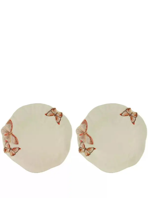 BORDALLO PINHEIRO Cloudy Butterflies Charger Plate - Neutrals