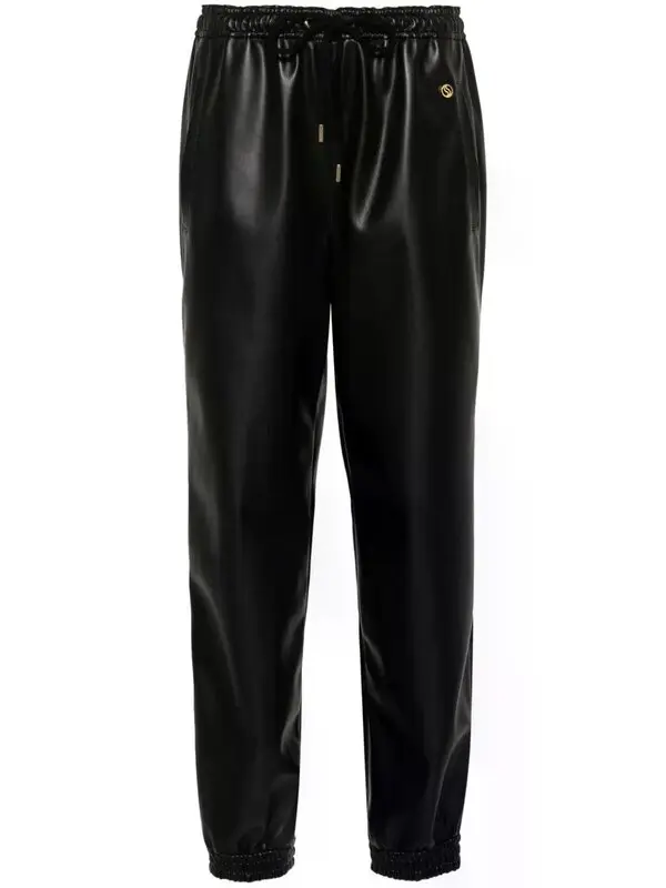Stella McCartney Faux Leather Tapered Trousers