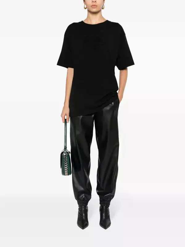 Stella McCartney Faux Leather Tapered Trousers