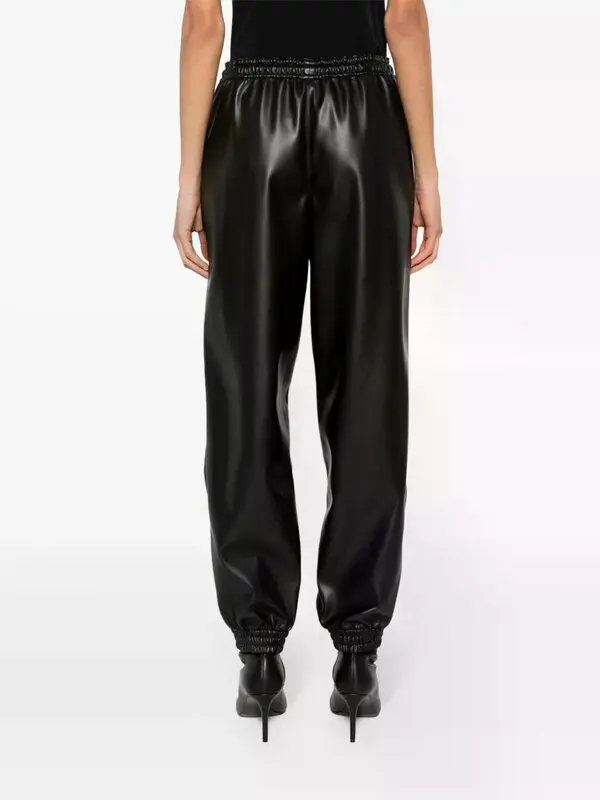 Stella McCartney Faux Leather Tapered Trousers