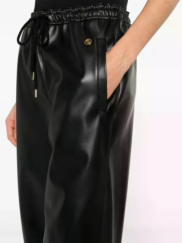 Stella McCartney Faux Leather Tapered Trousers