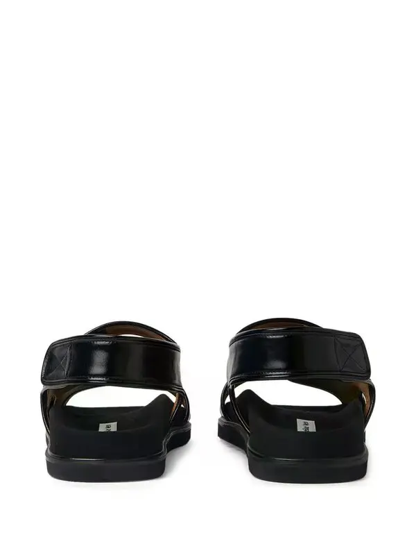 REIKE NEN Leather Sandals With Touch-strap Fastening