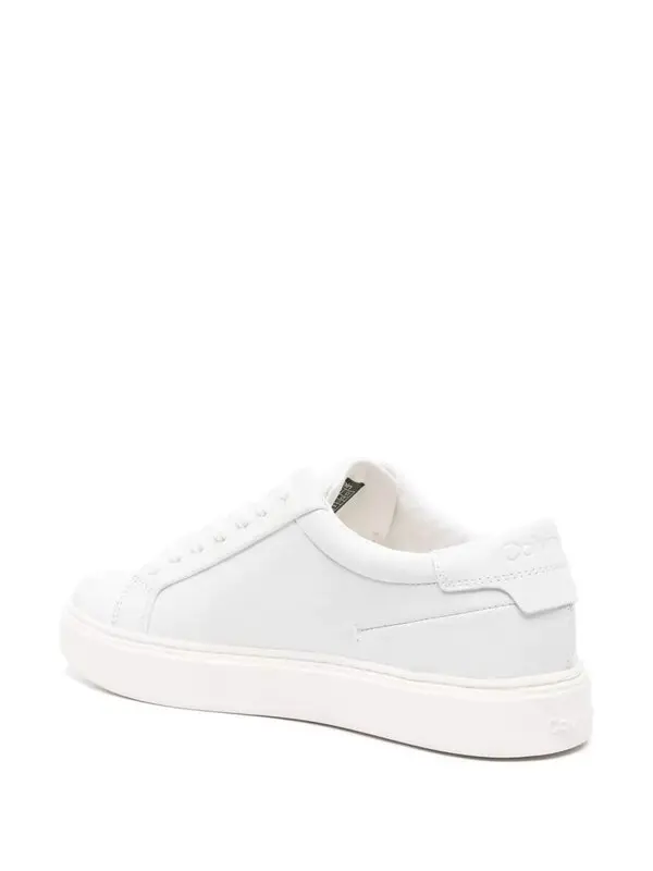 Calvin Klein Debossed Leather Sneakers