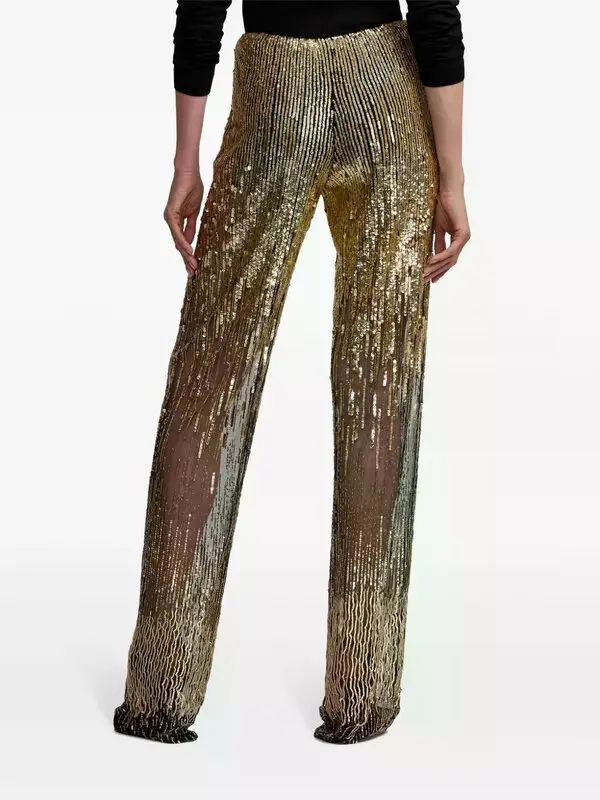 Ralph Lauren Bradlee Sequin Trousers - Black