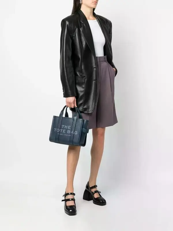 Marc Jacobs Leather Tote Bag - Blue