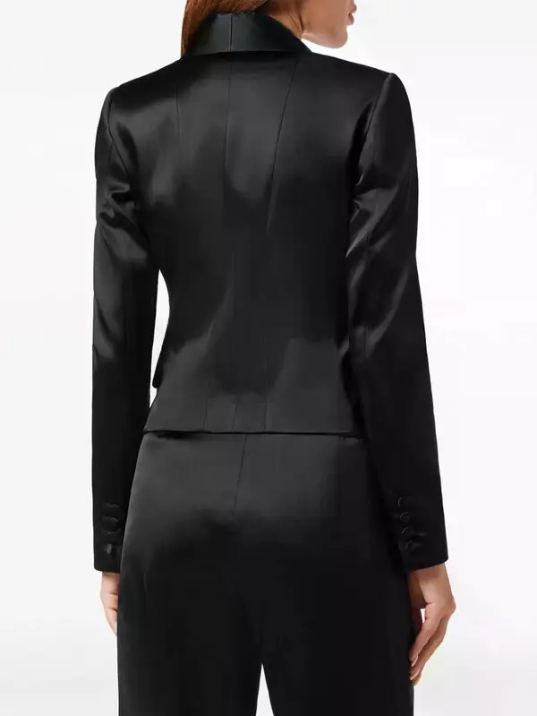 Philipp Plein Satin-finish Single-breasted Blazer