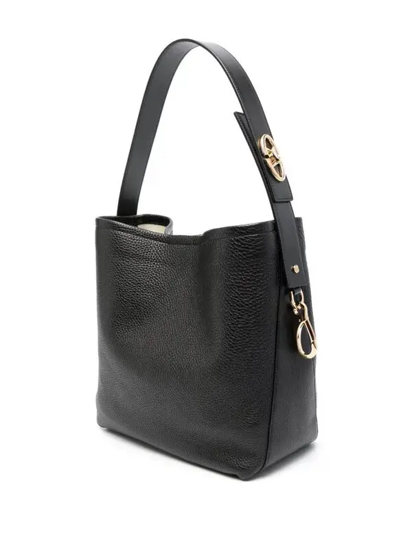 Valentino Garavani Vlogo Signature Shoulder Bag - Black