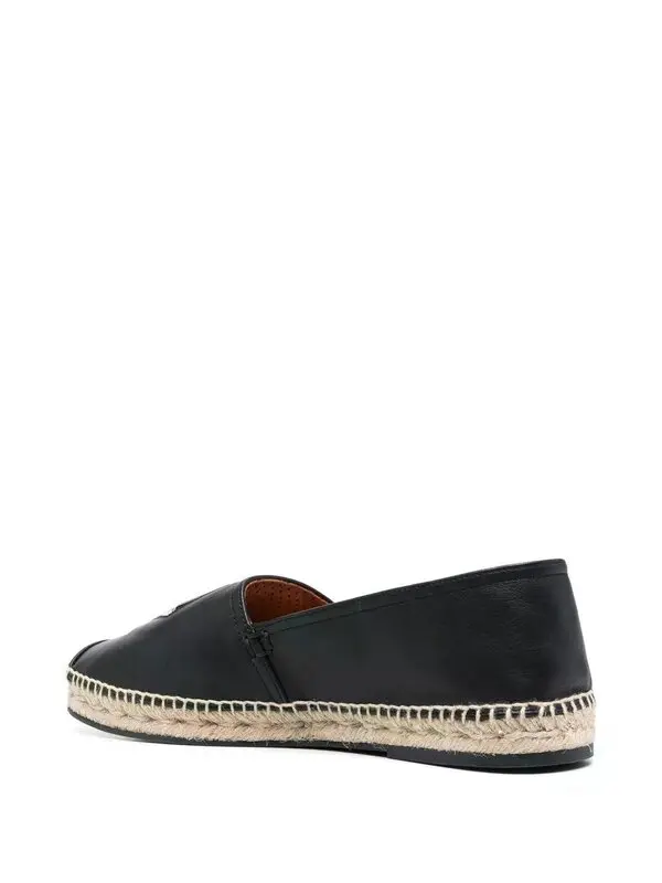 Philipp Plein Logo-plaque Leather Espadrilles