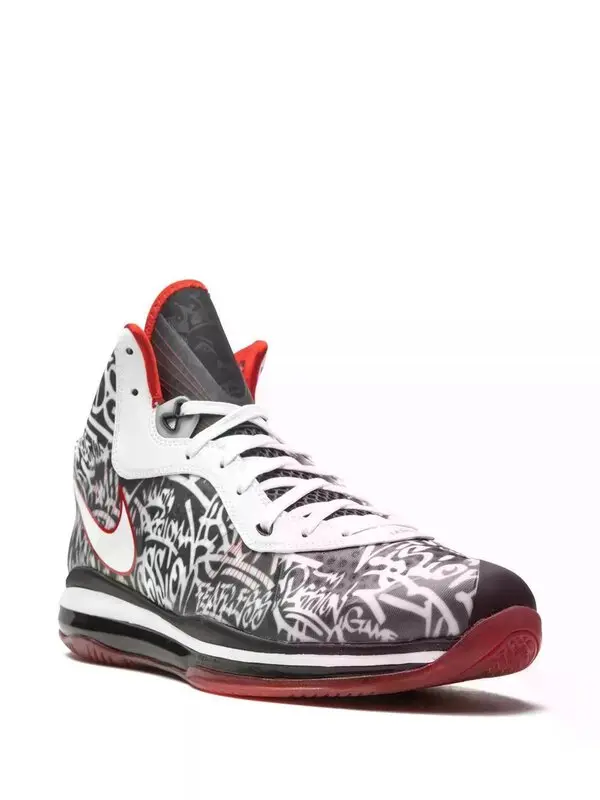 Nike Lebron 8 Qs Graffiti High Top Sneakers