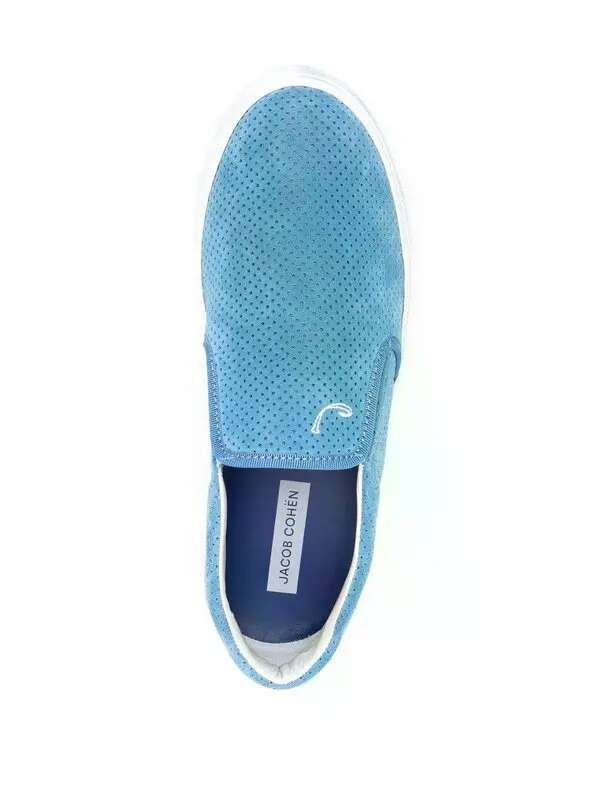 Jacob Cohen Perforated Detail Slip-on Sneakers
