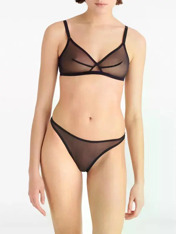ERES Promesse Sheer Mesh Tanga Briefs