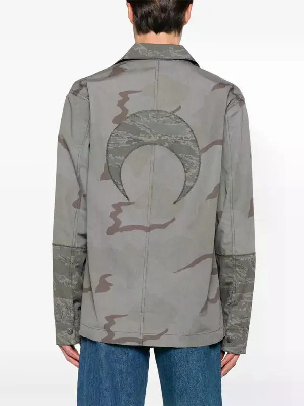 MARINE SERRE Rispstop Classic-collar Shirt Jacket