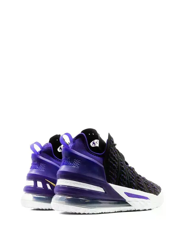 Nike Lebron 18 Lakers High Top Sneakers