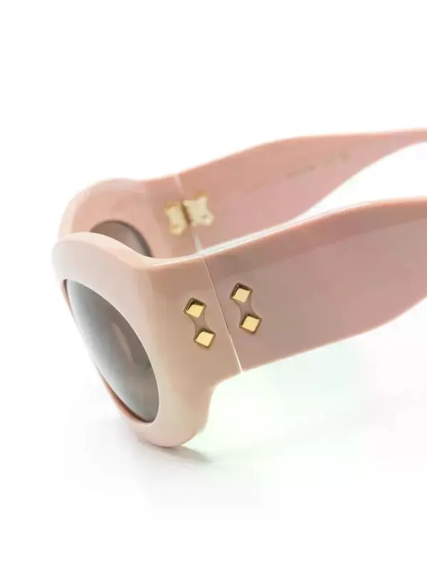 Gucci Tinted Lenses Oval-frame Sunglasses