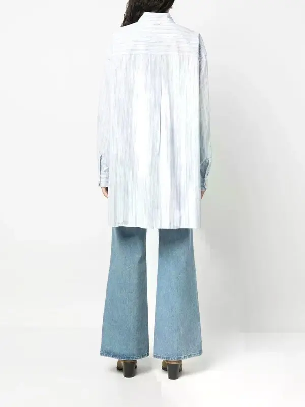 Our Legacy Oversized Striped Cotton Shirt