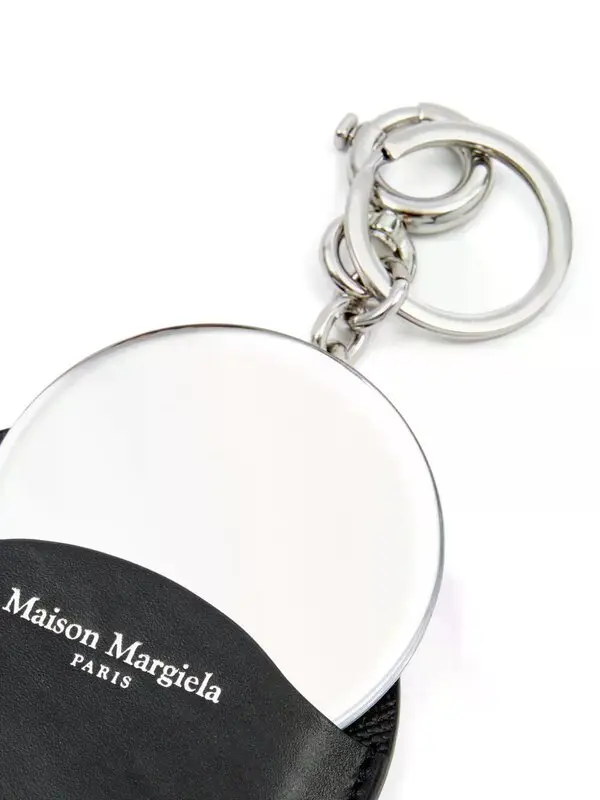 MAISON MARGIELA Four Stitches Leather Keyfob Holder - Black