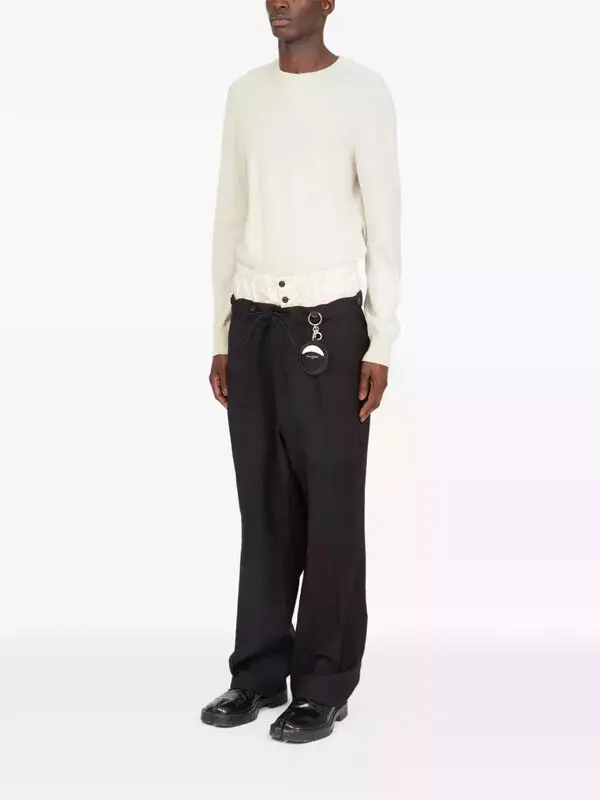 MAISON MARGIELA Four Stitches Leather Keyfob Holder