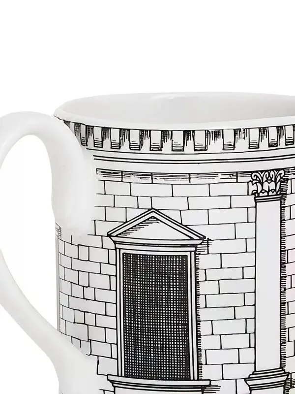 FORNASETTI Architettura Mug - Grey
