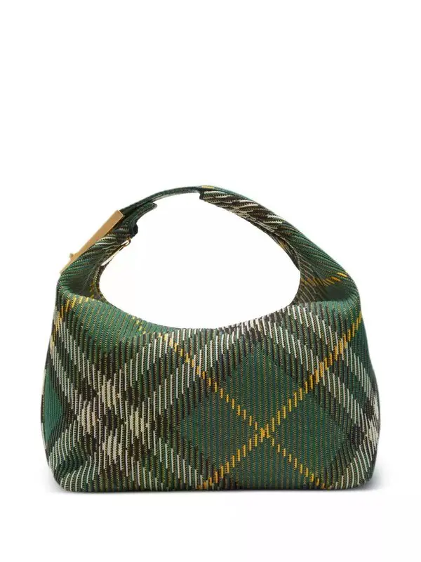 Burberry Check-pattern Shoulder Bag - Green