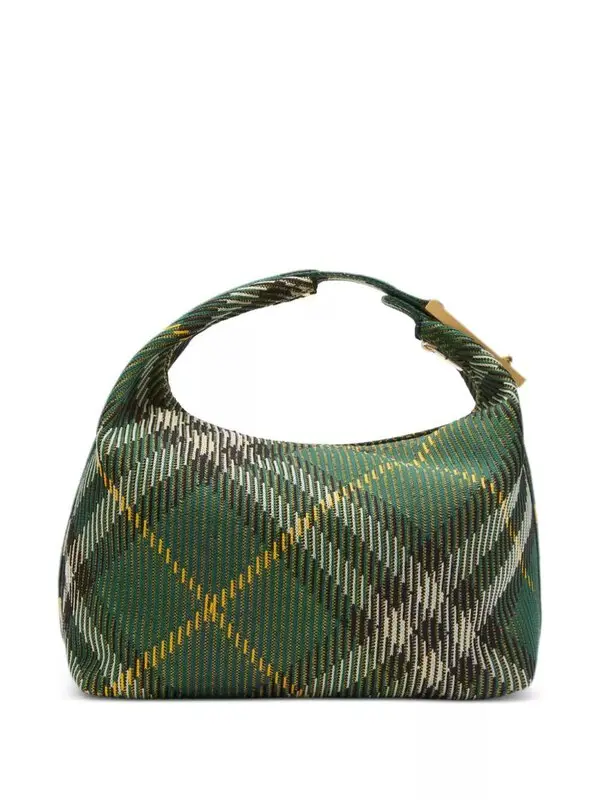 Burberry Check-pattern Shoulder Bag - Green