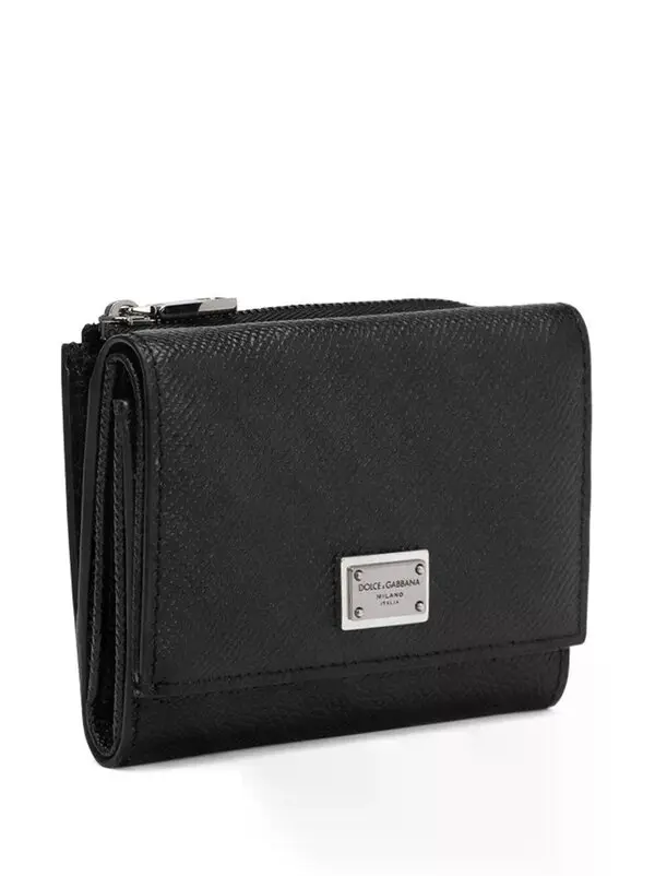 Dolce & Gabbana Logo-plaque Leather Wallet