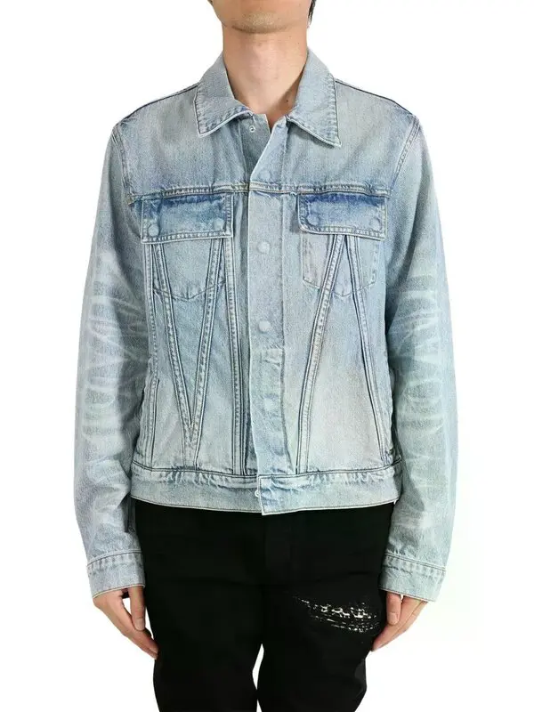 Amiri Distressed Denim Jacket
