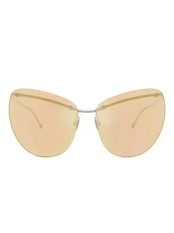 DIESEL® Rimless Cat-eye Sunglasses - Silver