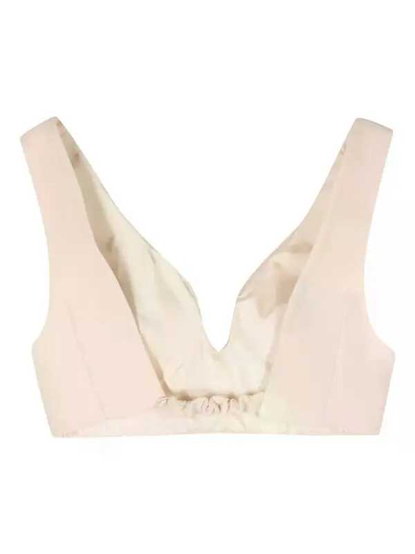 JIL SANDER Virgin-wool Brallete Top