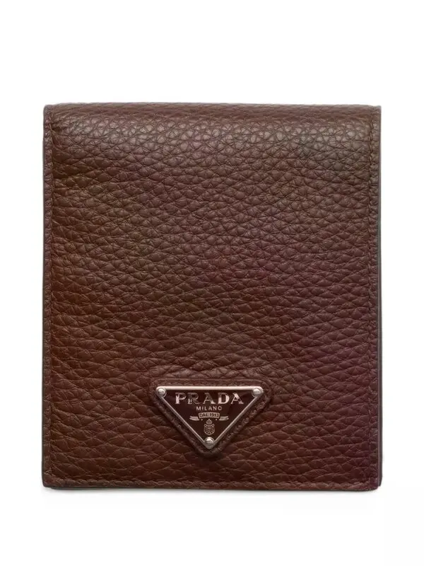 Prada Leather Wallet - Brown