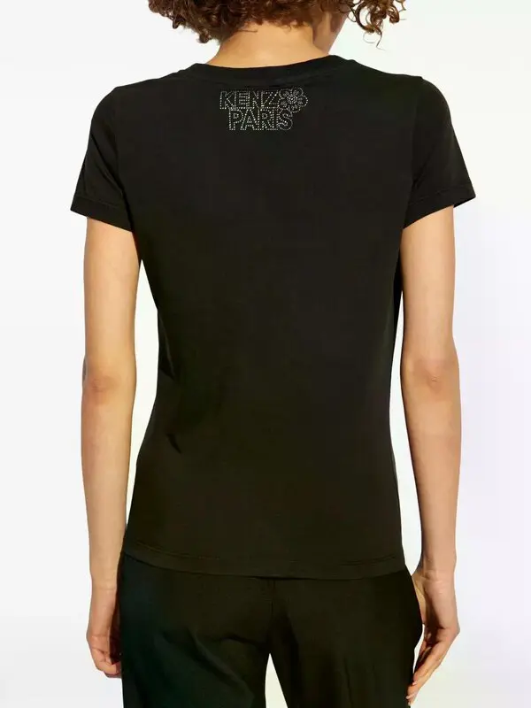 Kenzo Boke Flower Organic Cotton T-shirt - Black