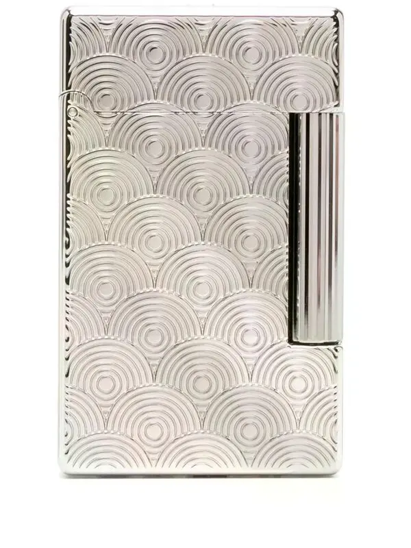 S.t. Dupont Initial Cinatic Lighter - Silver