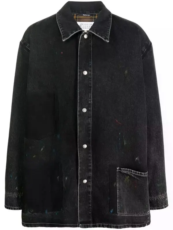 MAISON MARGIELA Single-breasted Denim Coat