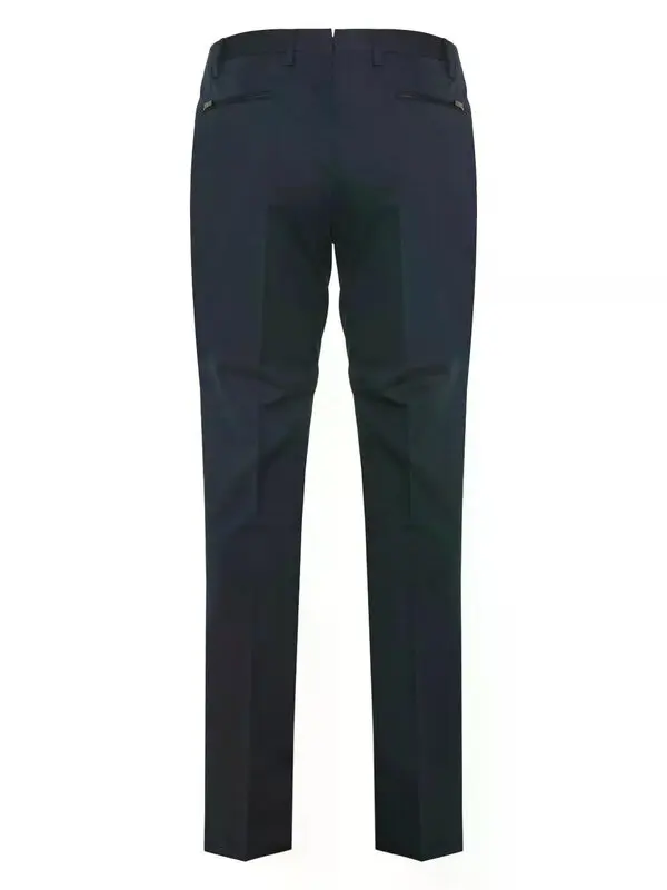 Corneliani Pressed-crease Tapered Trousers