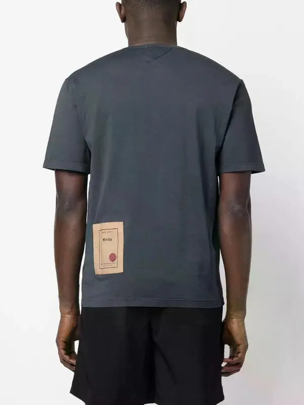 TEN C Cotton Henley T-shirt